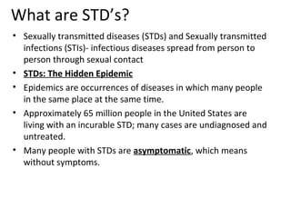 Sexually Transmitted Diseases | PPT | Sexual Conditions | Sexual Health