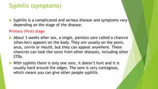 Sexually transmitted diseases | PPTX