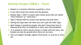 Sexually transmitted diseases | PPTX