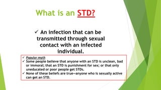Sexually transmitted diseases | PPTX