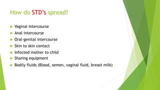 Sexually transmitted diseases | PPTX