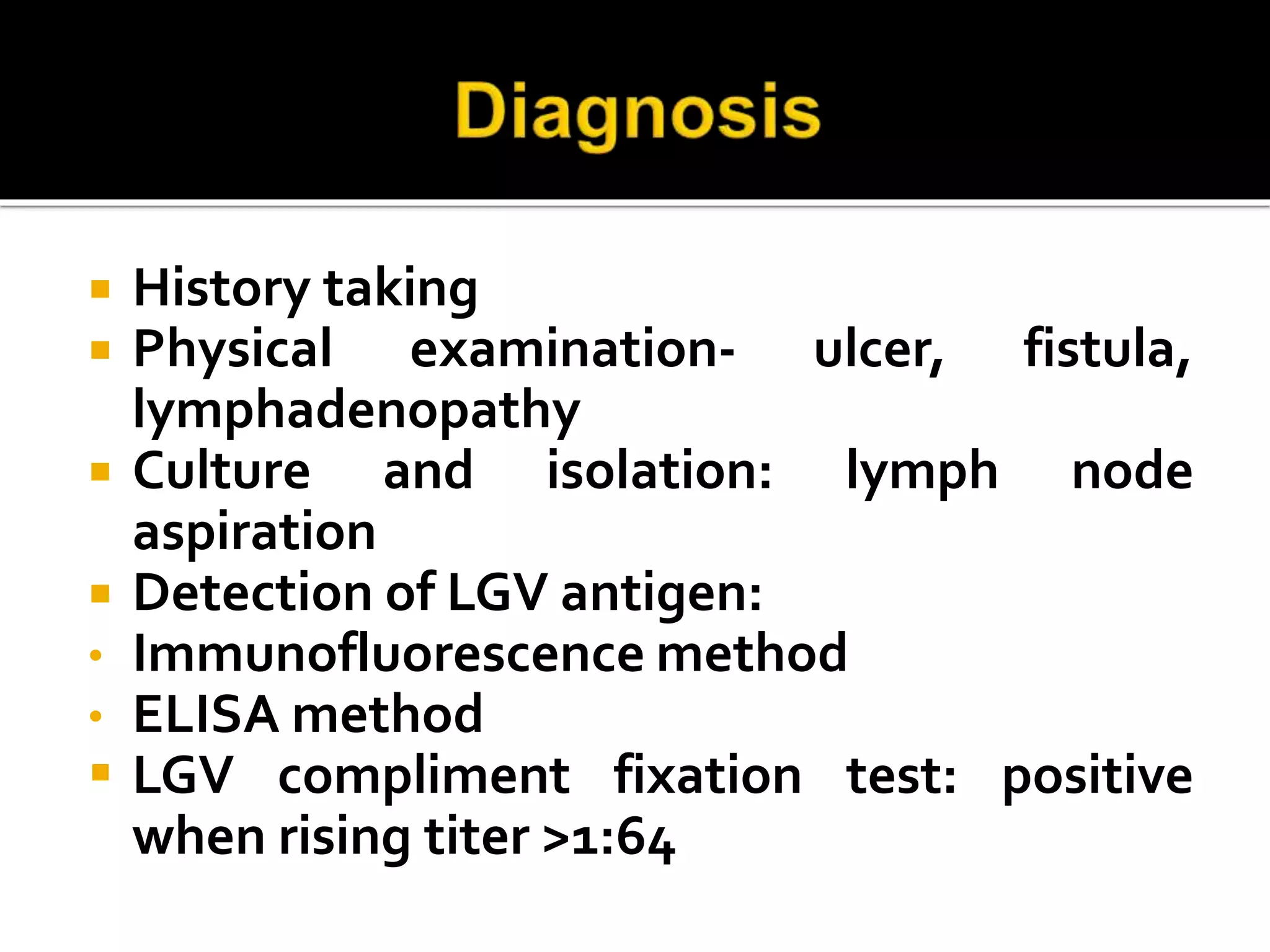 Sexually transmitted diseases- Syphilis and Lymphogranuloma venereum | PPTX