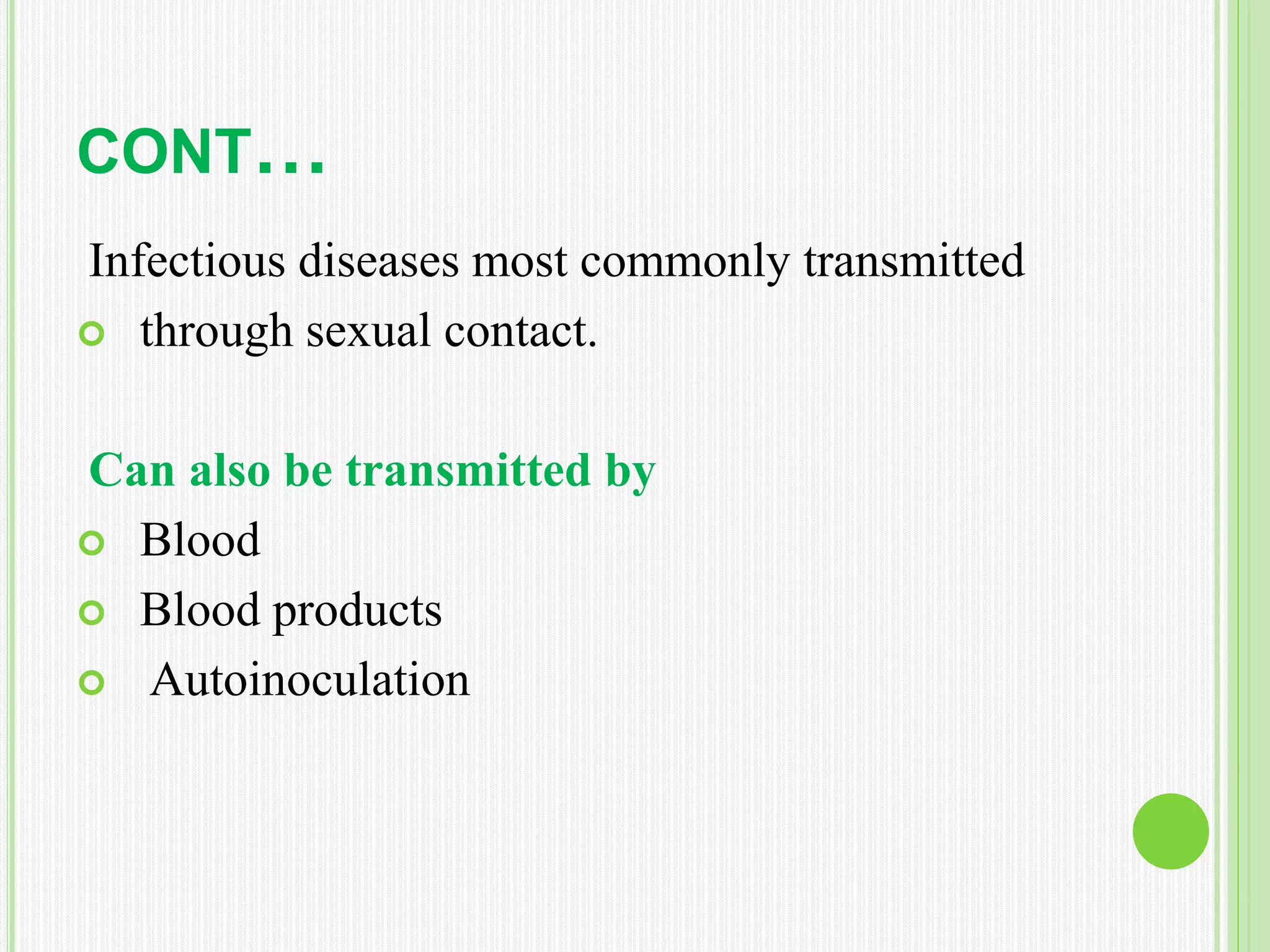 Sexually Transmitted Diseases Pptx