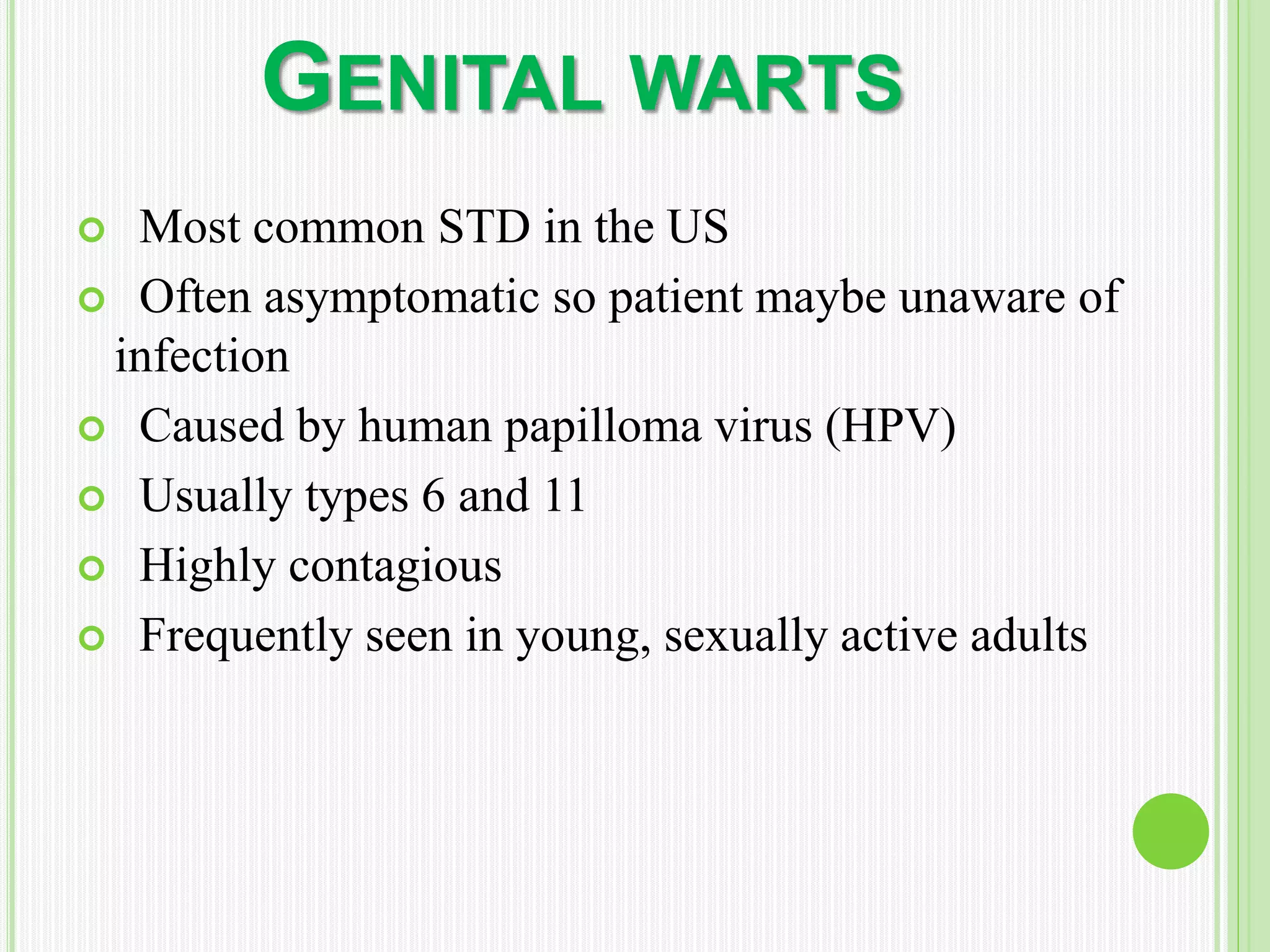 Sexually transmitted diseases | PPTX