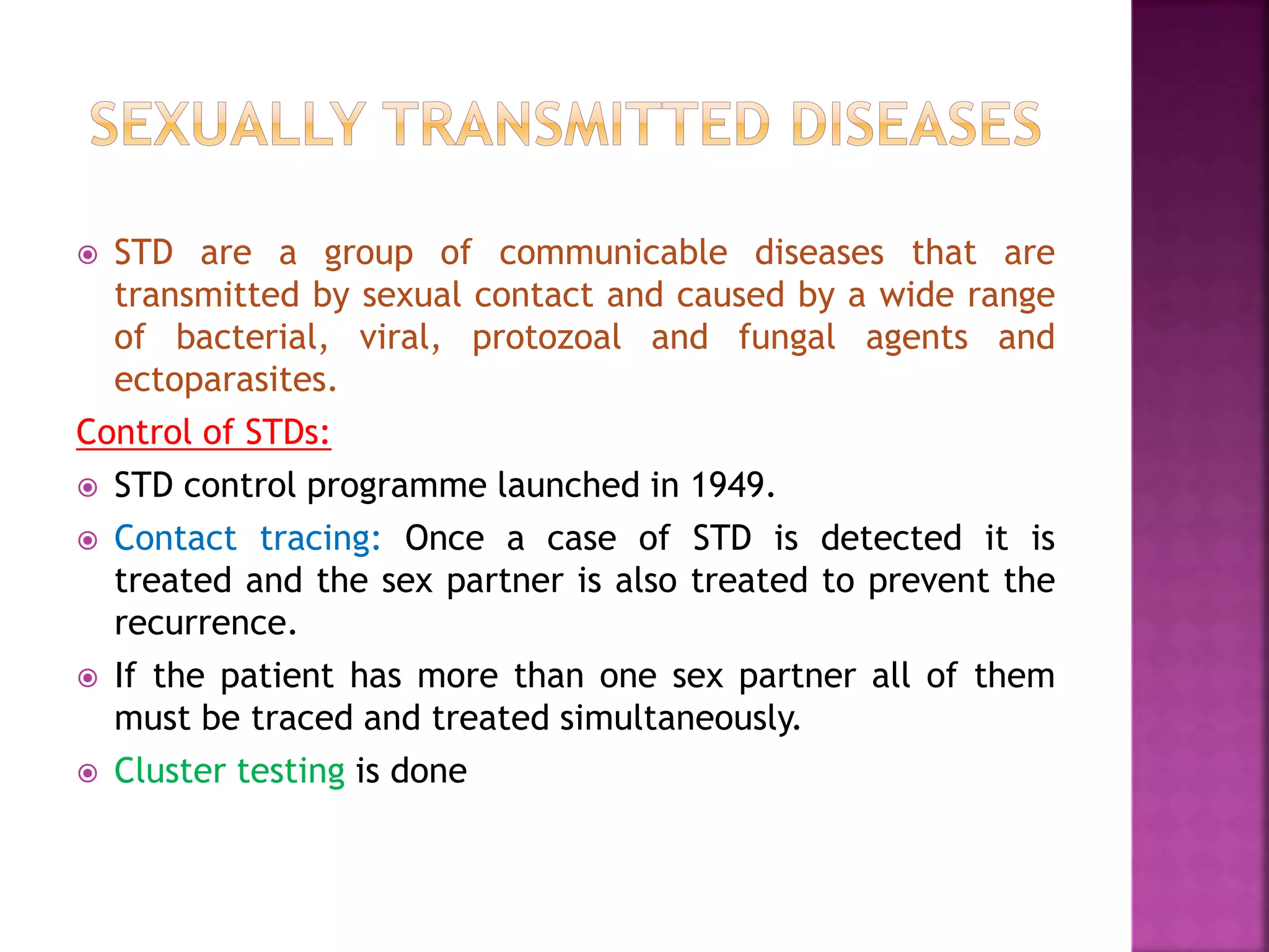 Sexually transmitted diseases | PPTX | Sexual Conditions | Sexual Health