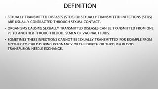 Sexually transmitted diseases (st ds) epidemiology person, place, time ...