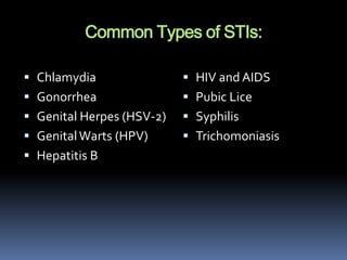 Sexually transmitted diseases (st is) 201211987 | PPTX