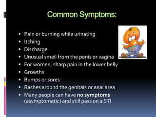Sexually transmitted diseases (st is) 201211987 | PPTX