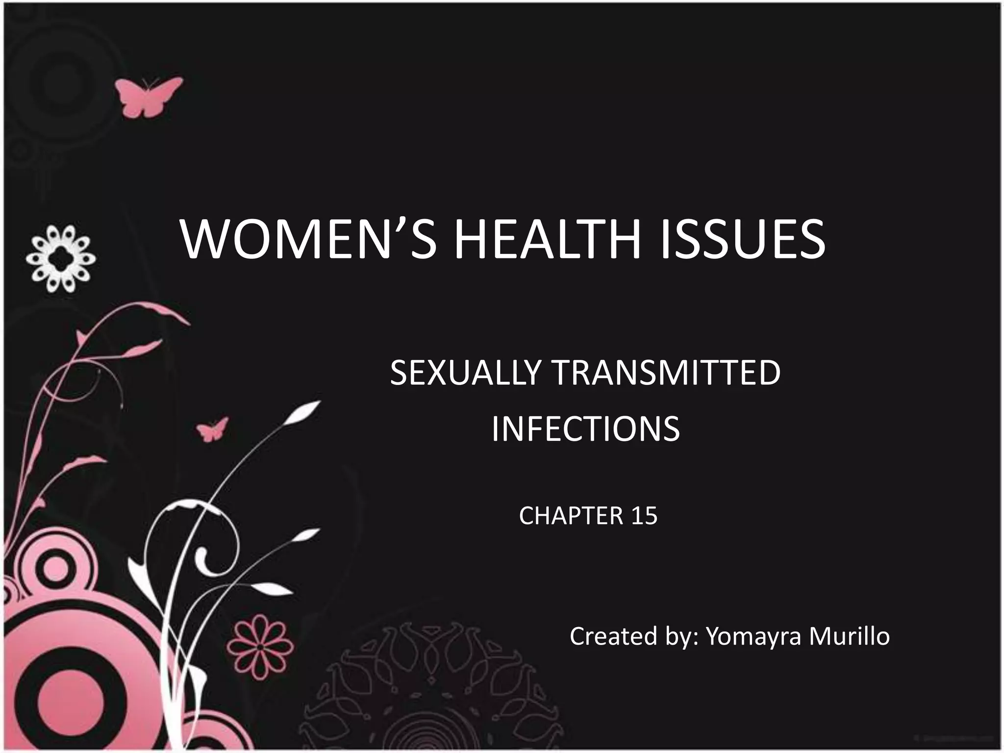 Sexually Transmitted Infections Pptx