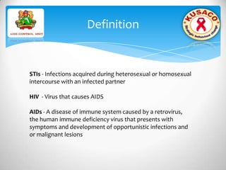 Sexually Transmitted Infections & The Youth | PPTX