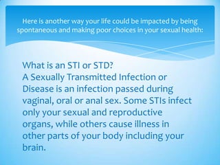 Sexually transmitted infections | PPTX