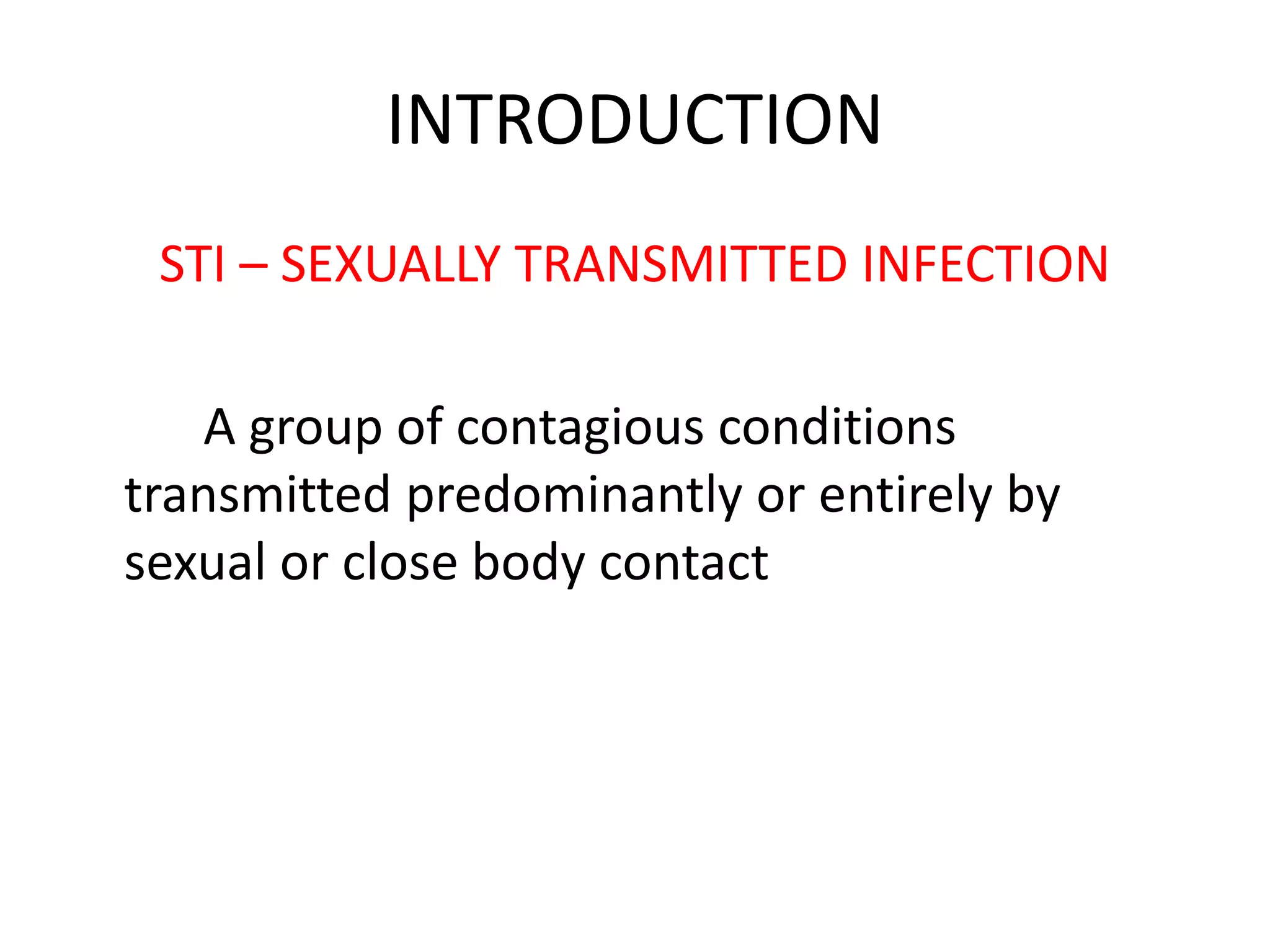 Sexually transmitted infections | PPTX