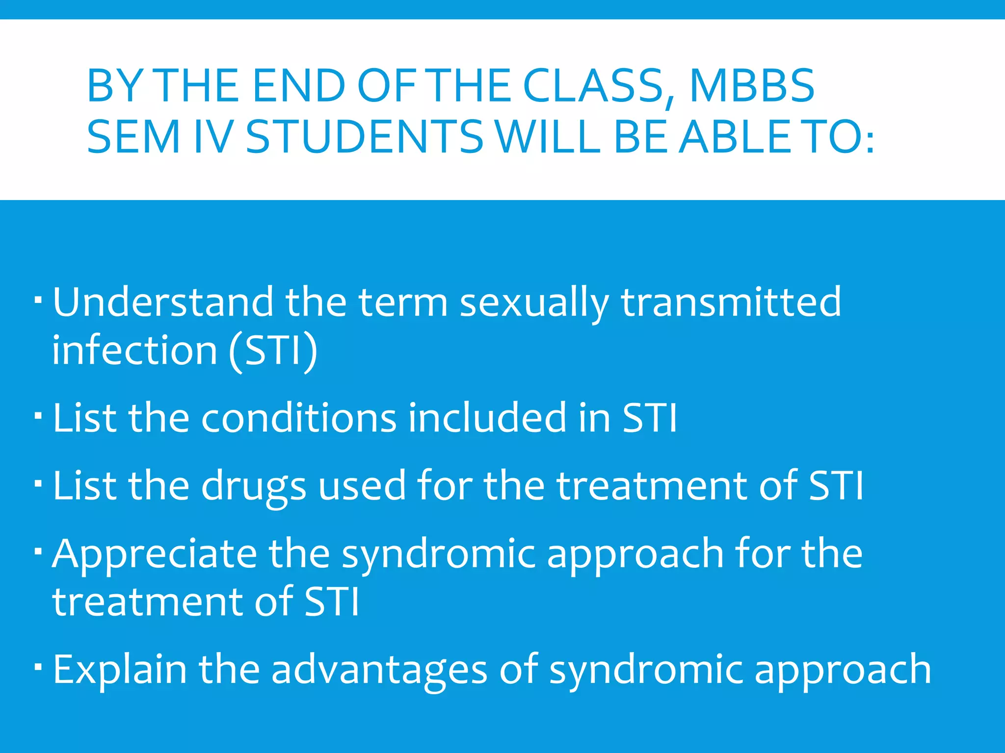 Sexually transmitted infections | PPTX