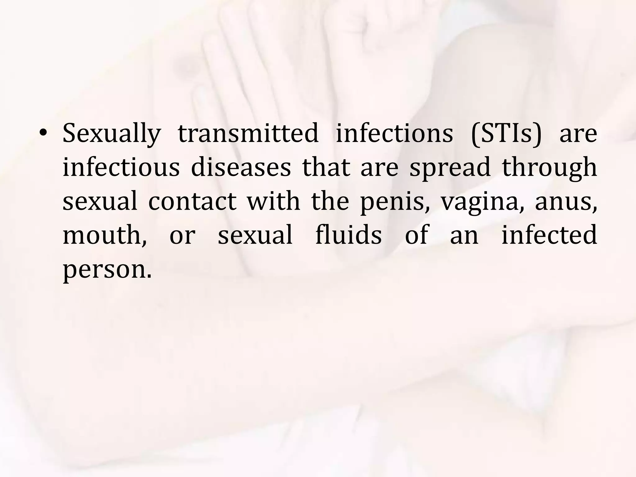 Sexually Transmitted Infections | PPTX