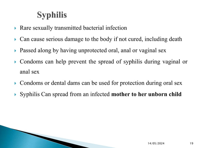 Sexually Transmitted Infections Diseases Pptx