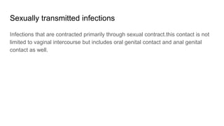 Sexually transmitted infections adolescent awareness | PPTX