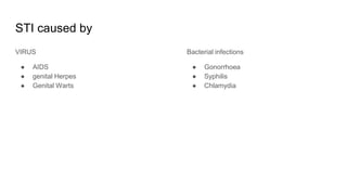 Sexually transmitted infections adolescent awareness | PPTX