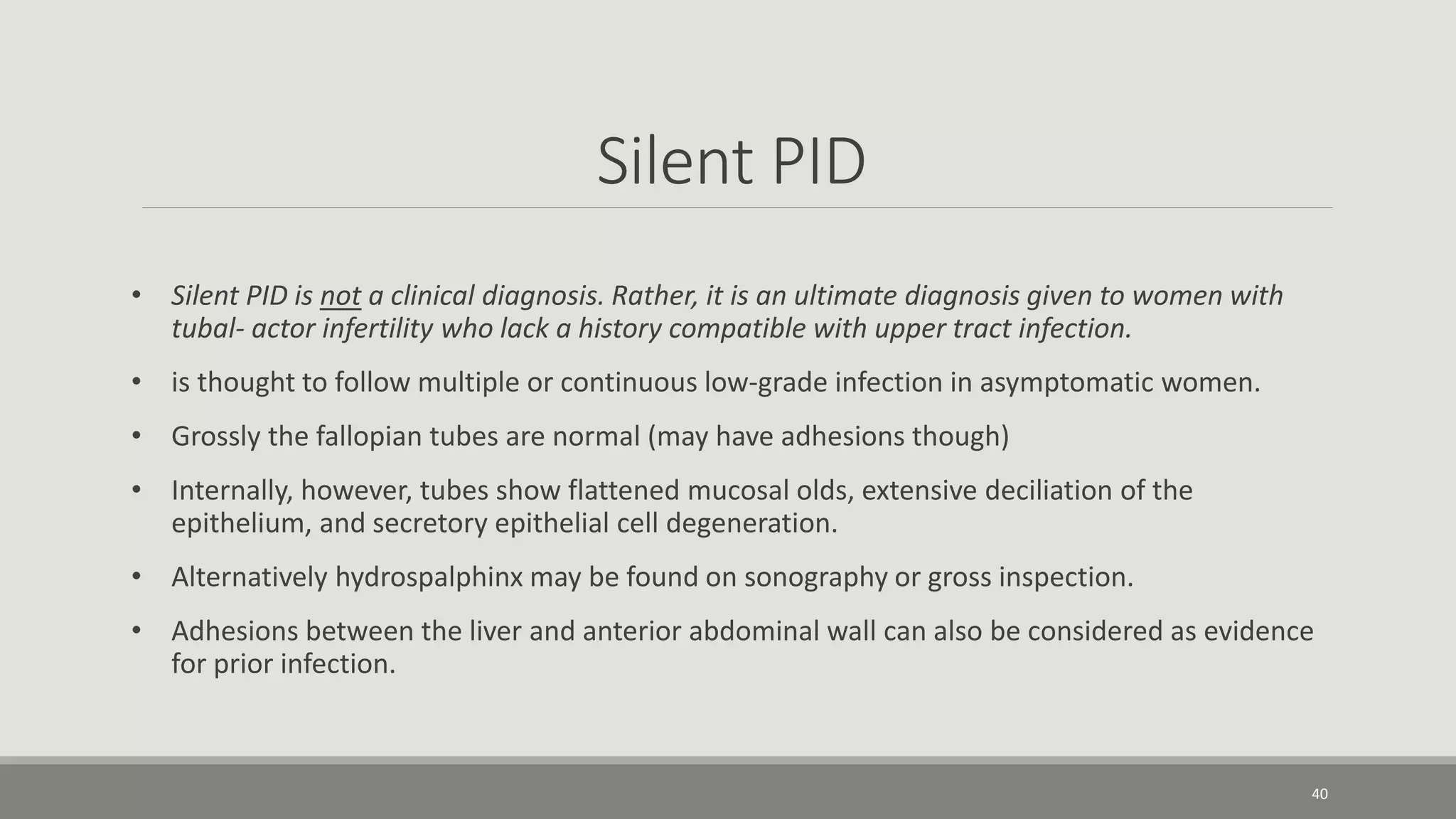 Sexually transmitted infections and pelvic inflammatory disease | PPT