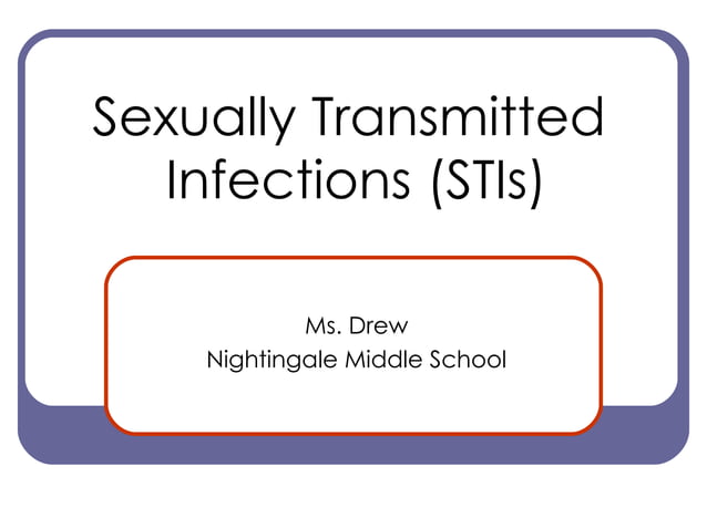 Sexually Transmitted Infections | PPT