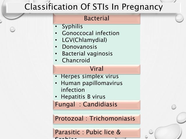 Sexually transmitted infections in pregnancy | PPTX
