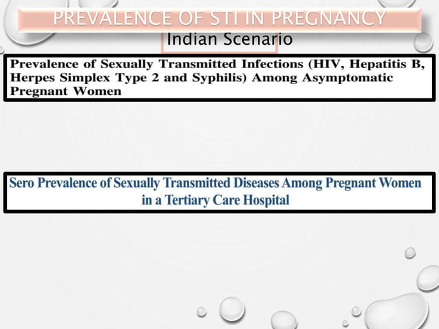 Sexually transmitted infections in pregnancy | PPTX