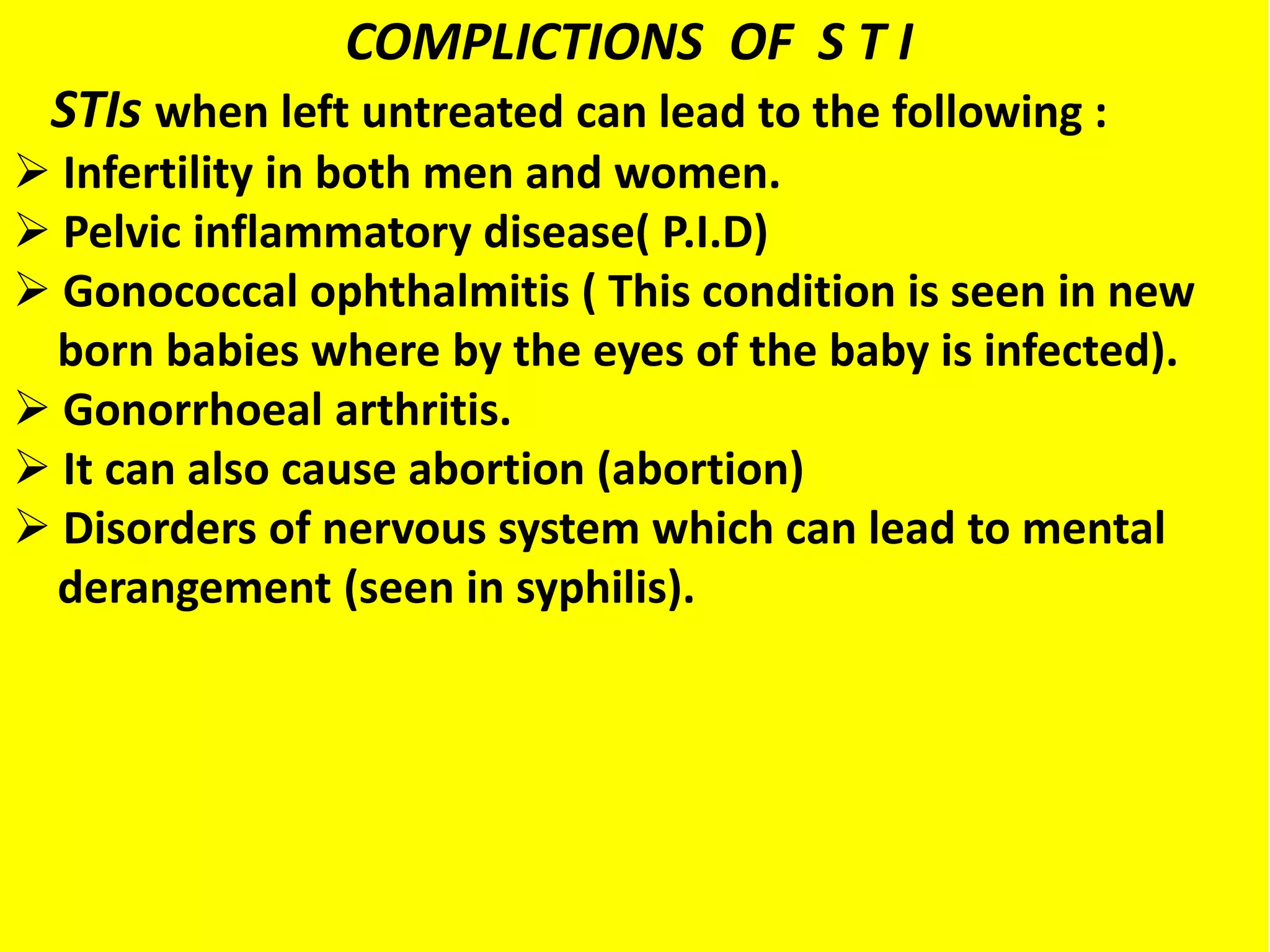 Sexually transmitted infections (sti) | PPTX