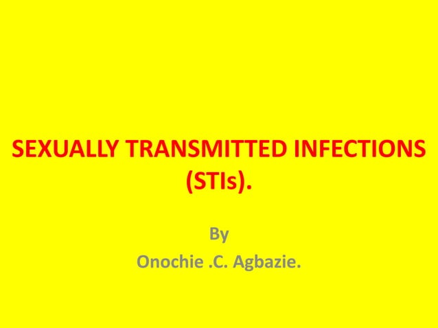 Sexually transmitted infections (sti) | PPTX | Sexual Conditions ...