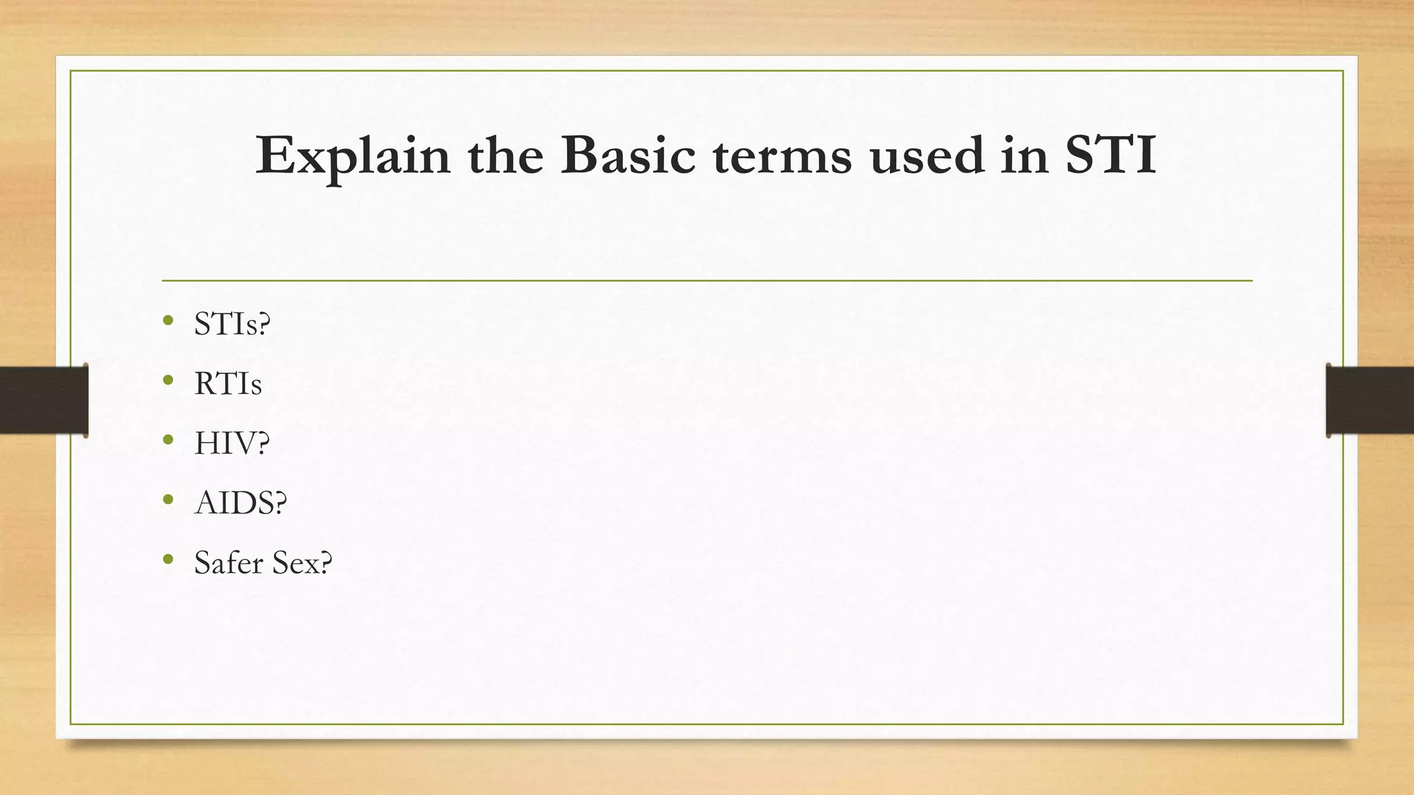 Sexually Transmitted Infections( STI).pptx