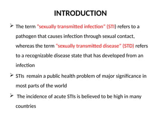Comprehensive Overview of Sexually Transmitted Infections (STIs ...