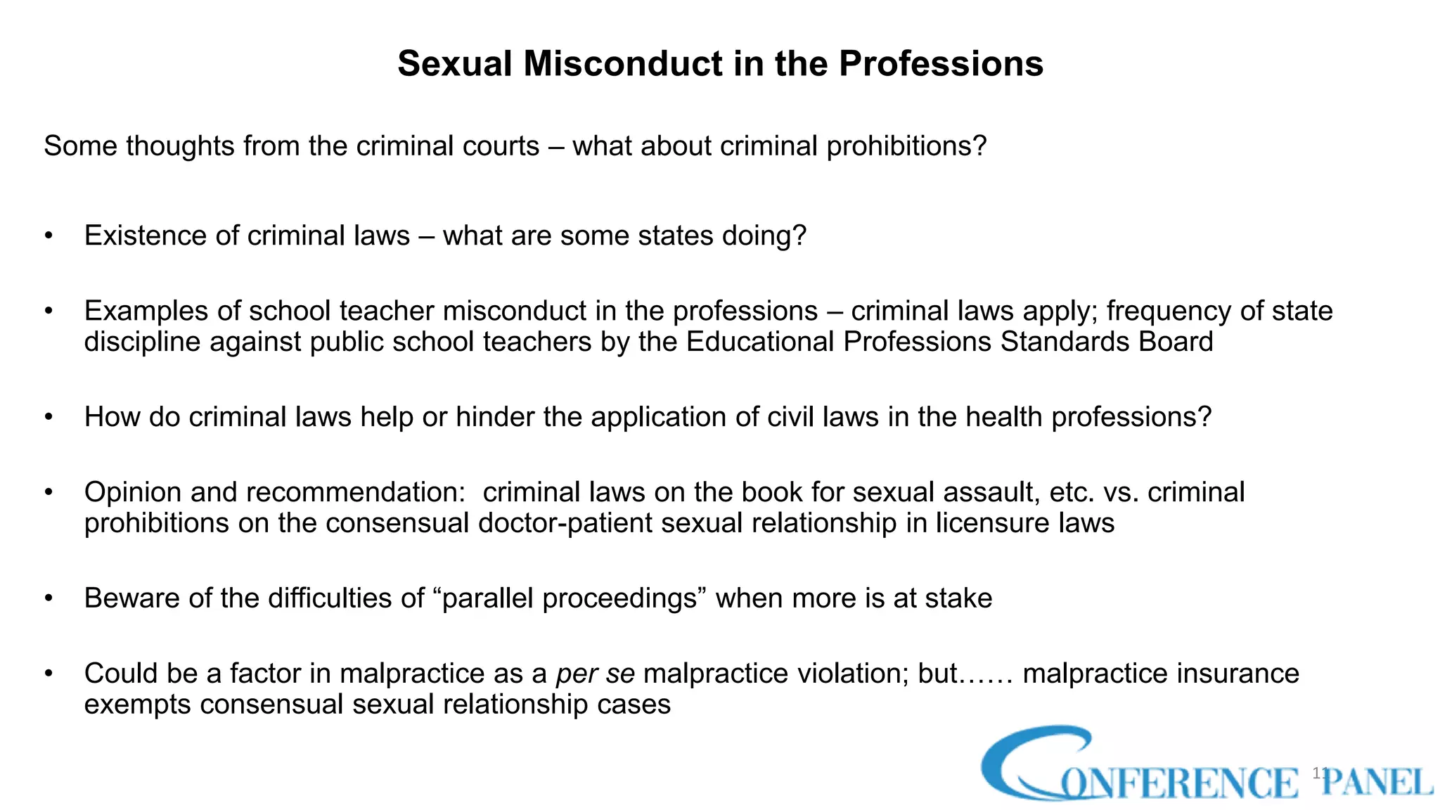 Sexual Misconduct in the Healthcare Profession 2022 Updates | PDF