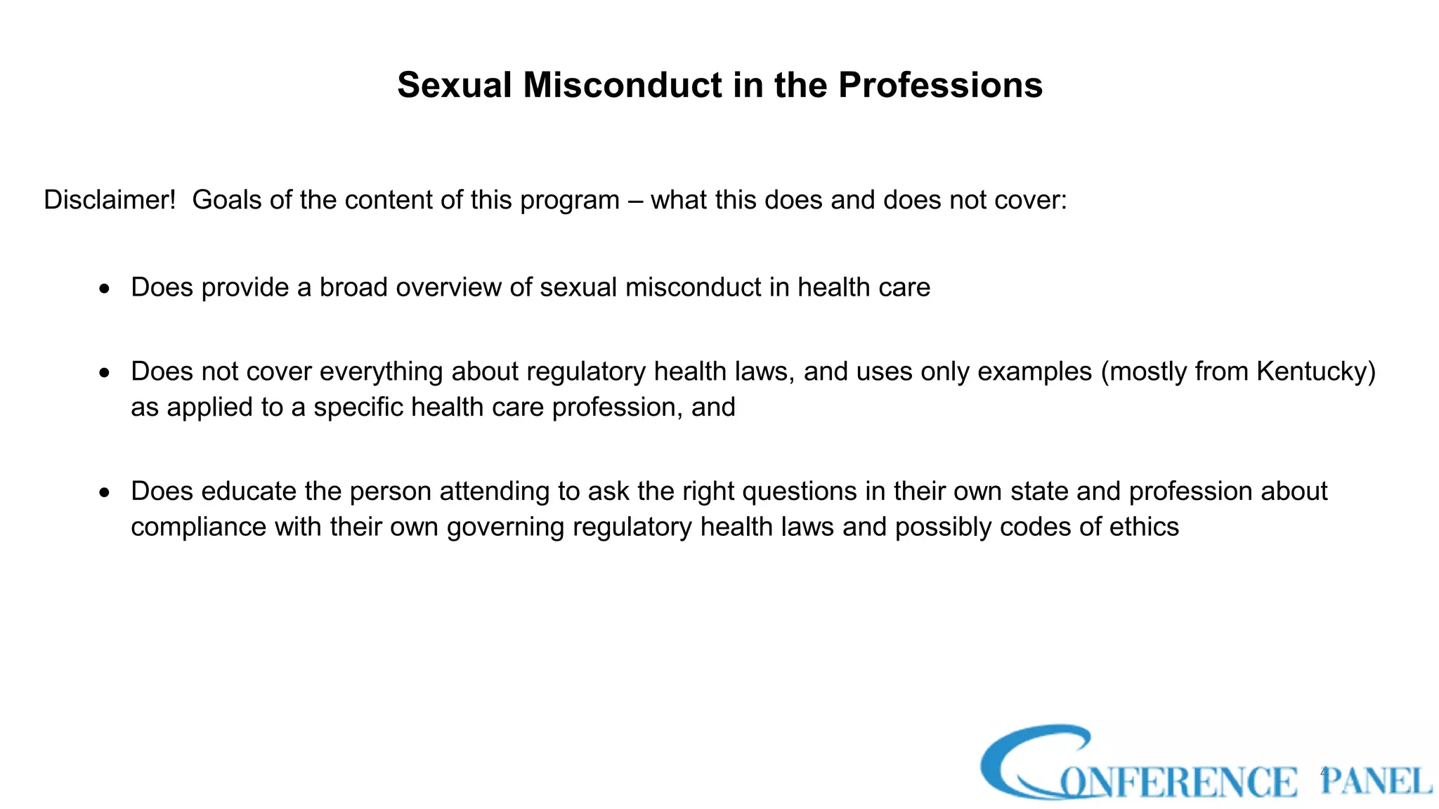 Sexual Misconduct in the Healthcare Profession 2022 Updates | PDF