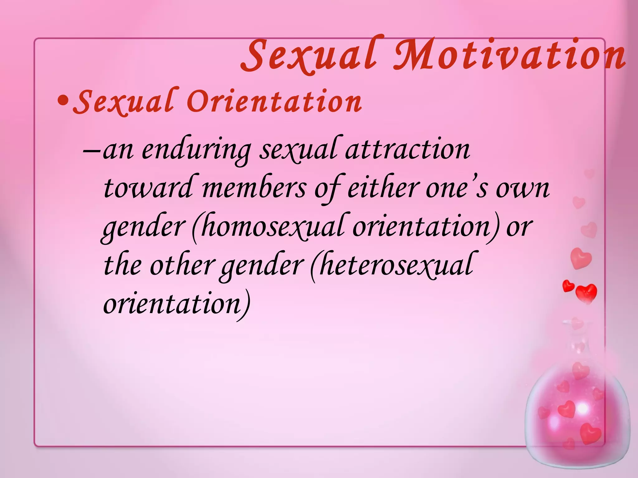 Sexual Motivation | PPT