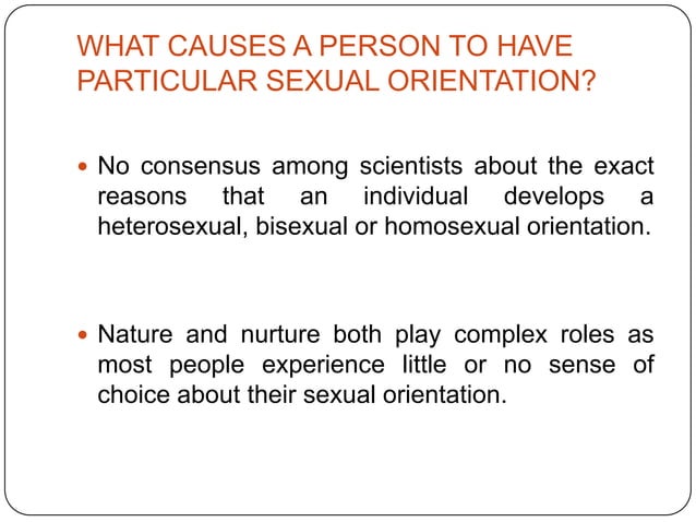 Sexual orientation (social studies) | PPTX