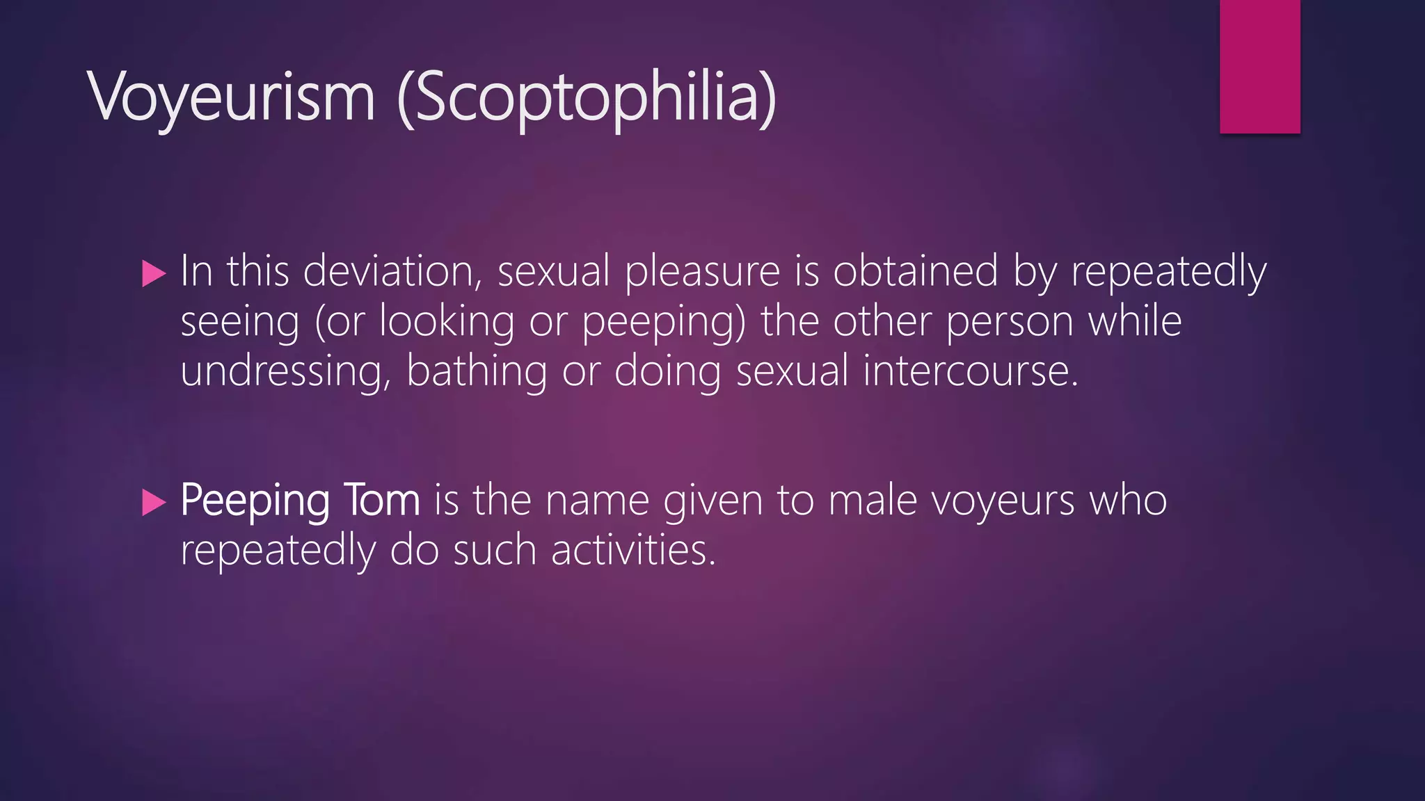 Sexual perversions | PPTX