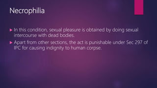 Sexual perversions | PPTX