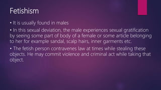 Sexual perversions | PPTX