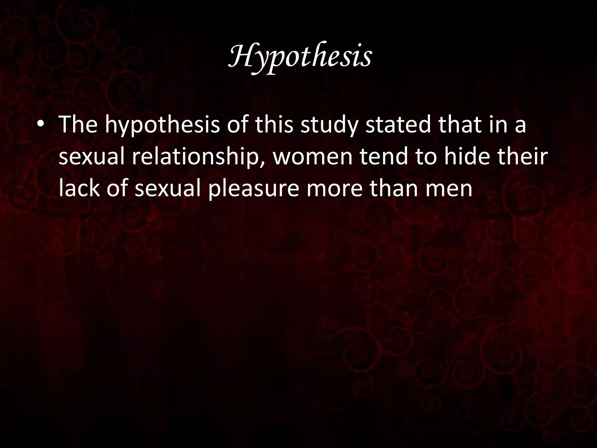 Sexual relationships presentation | PPTX