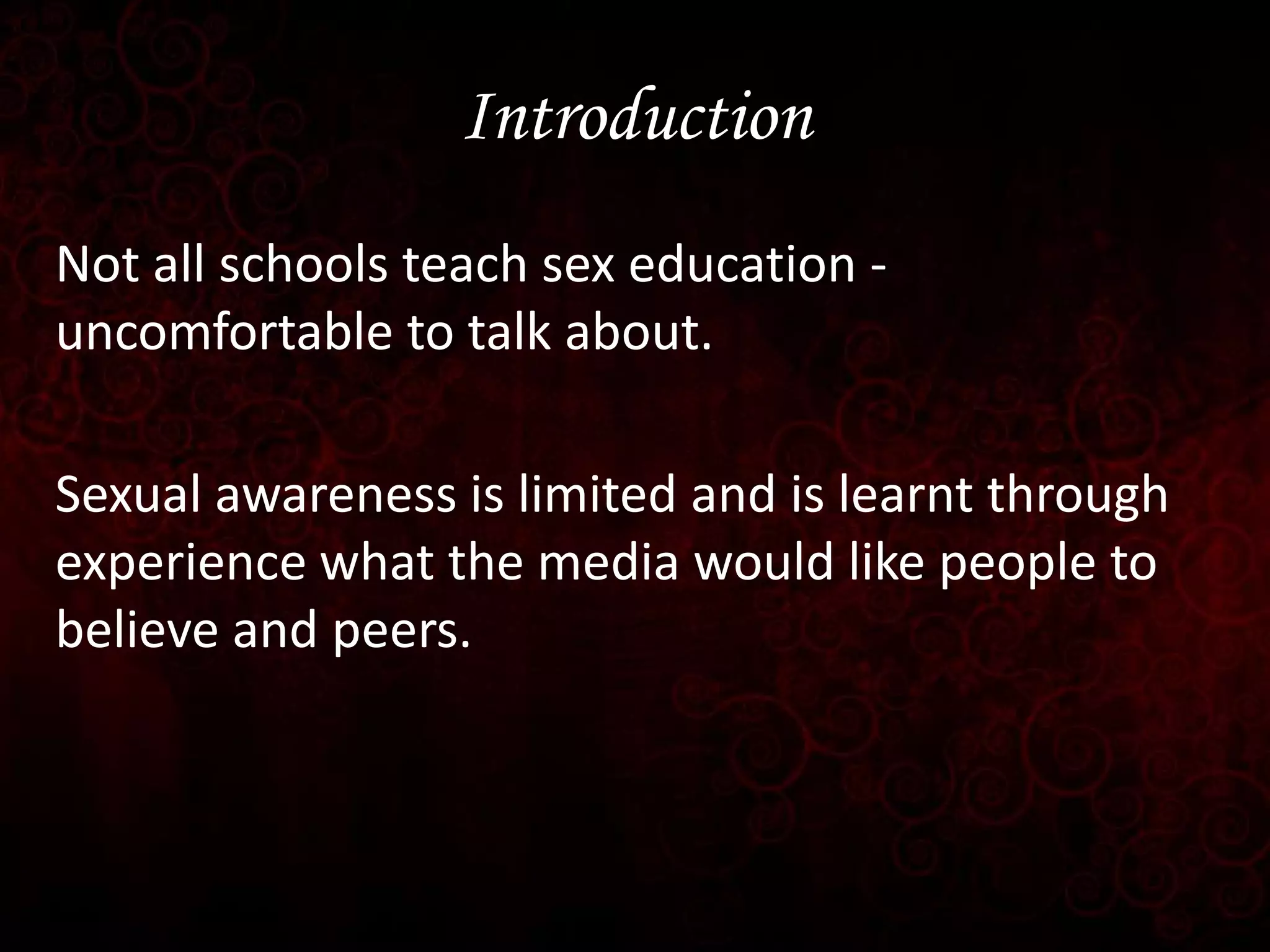 Sexual relationships presentation | PPTX