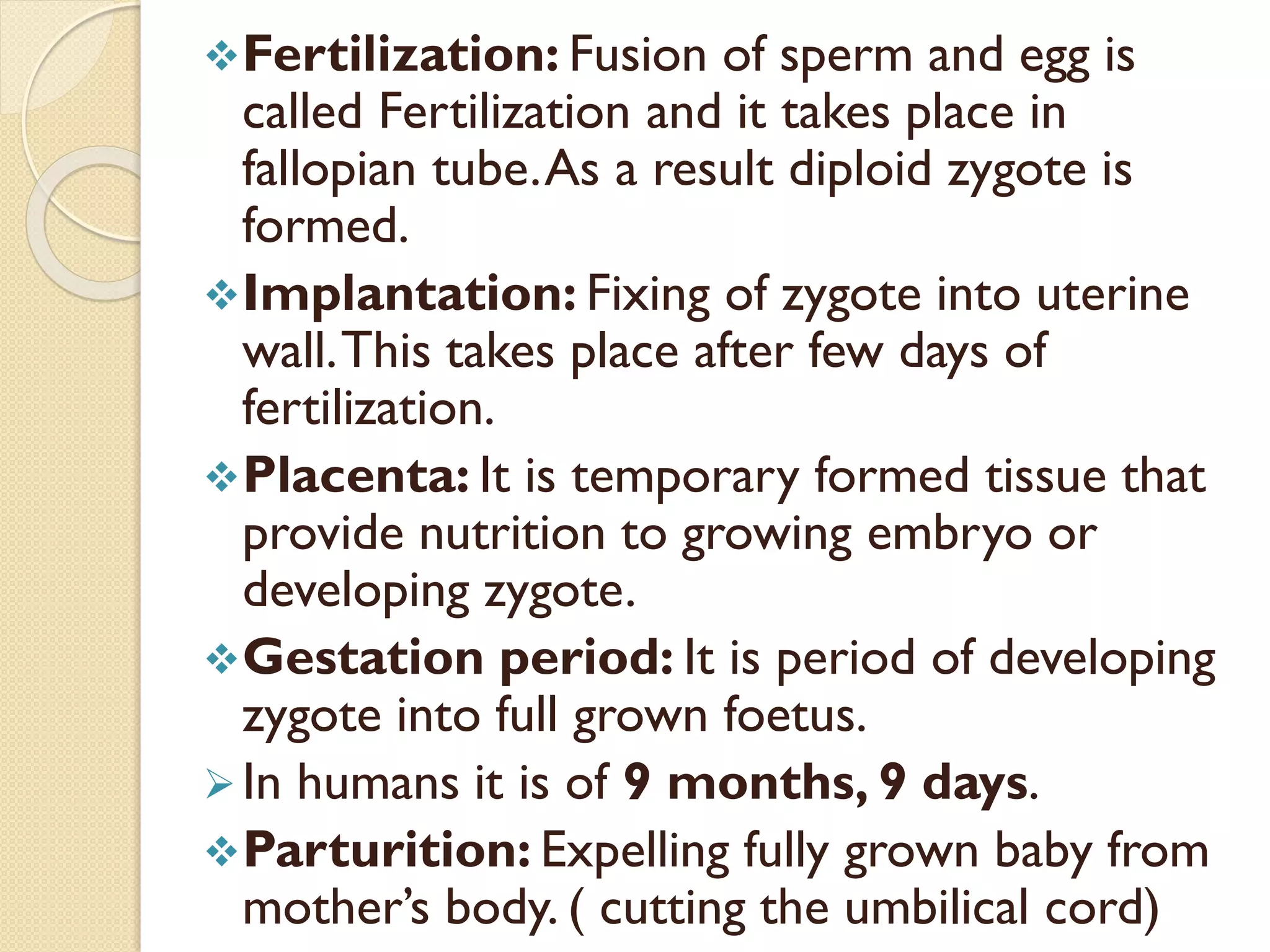 Sexual reproduction in humans | PDF