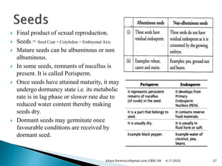Sexual reproduction in flowering plants | PPT
