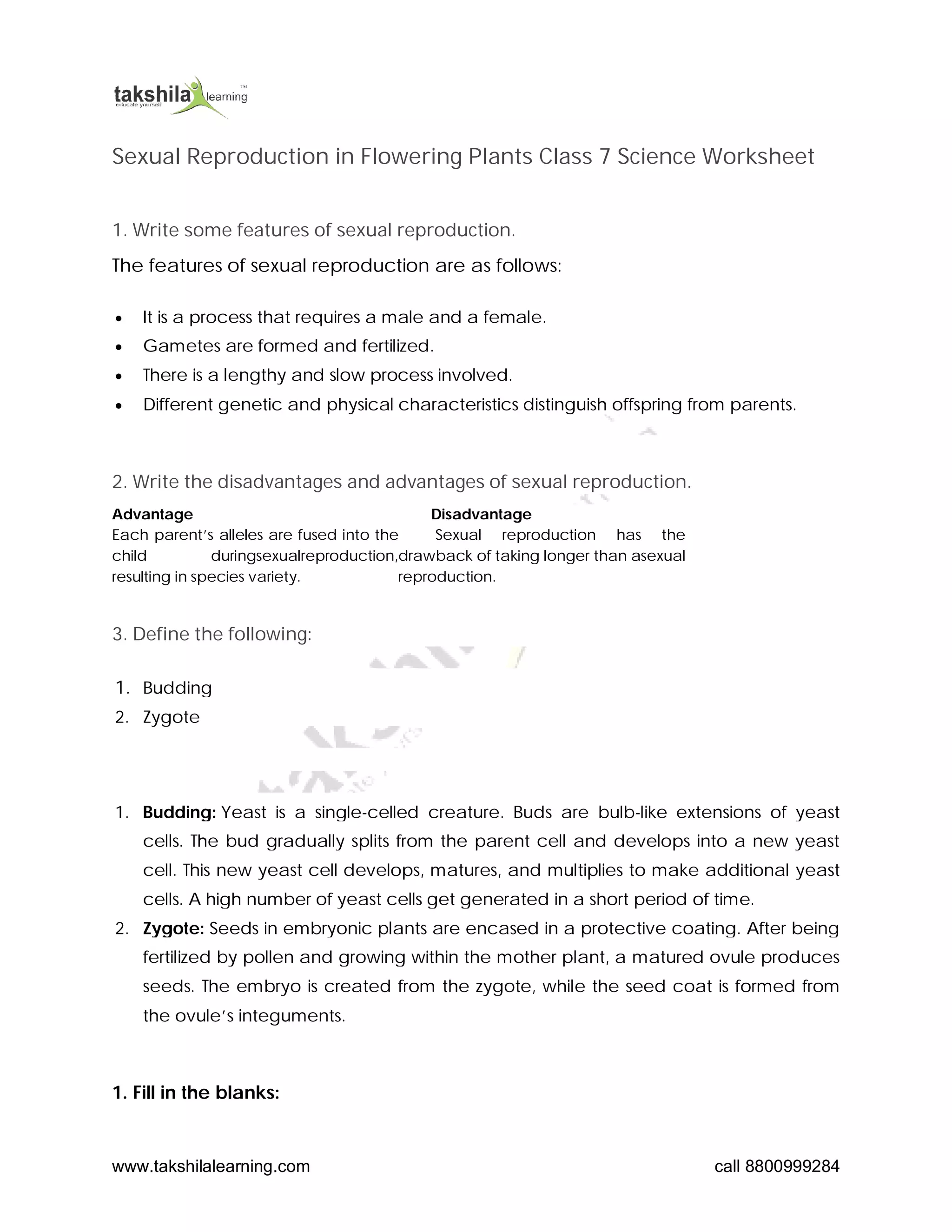 Sexual Reproduction in Flowering Plants Class 7 Science Worksheet.pdf