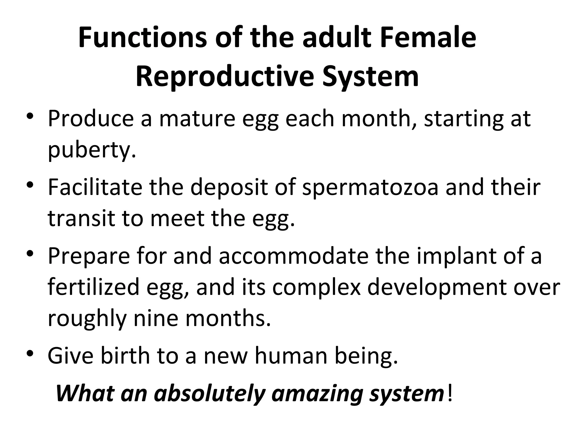 Biology Sexual reproduction in mammals | PPT