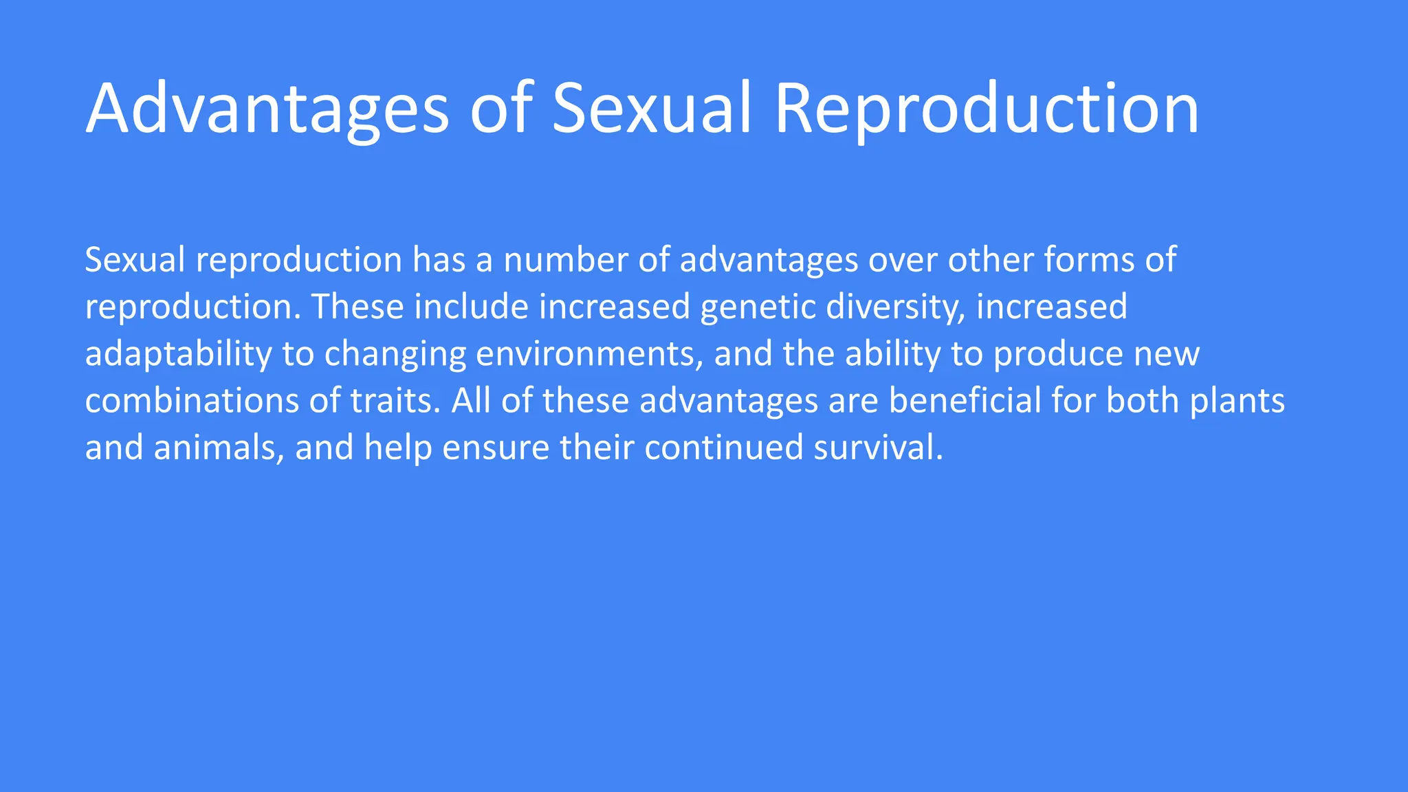 Sexual Reproduction In Plants And Humans Pptx