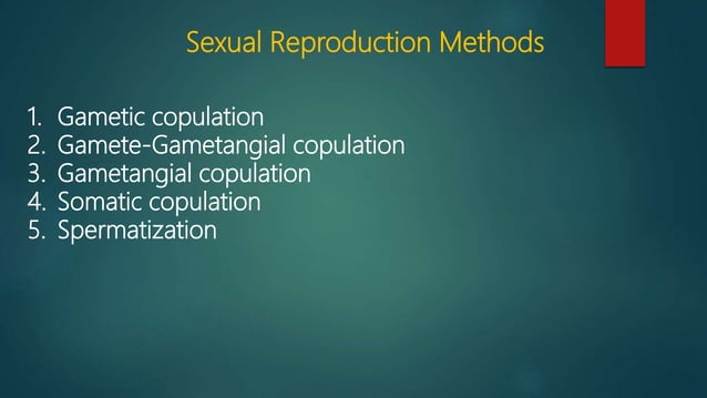 Sexual Reproduction In Fungi Pptx Infertility Reproductive Health