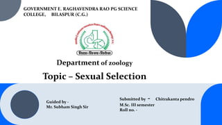 Sexual Selectionfo animals ( chitra ).pptx