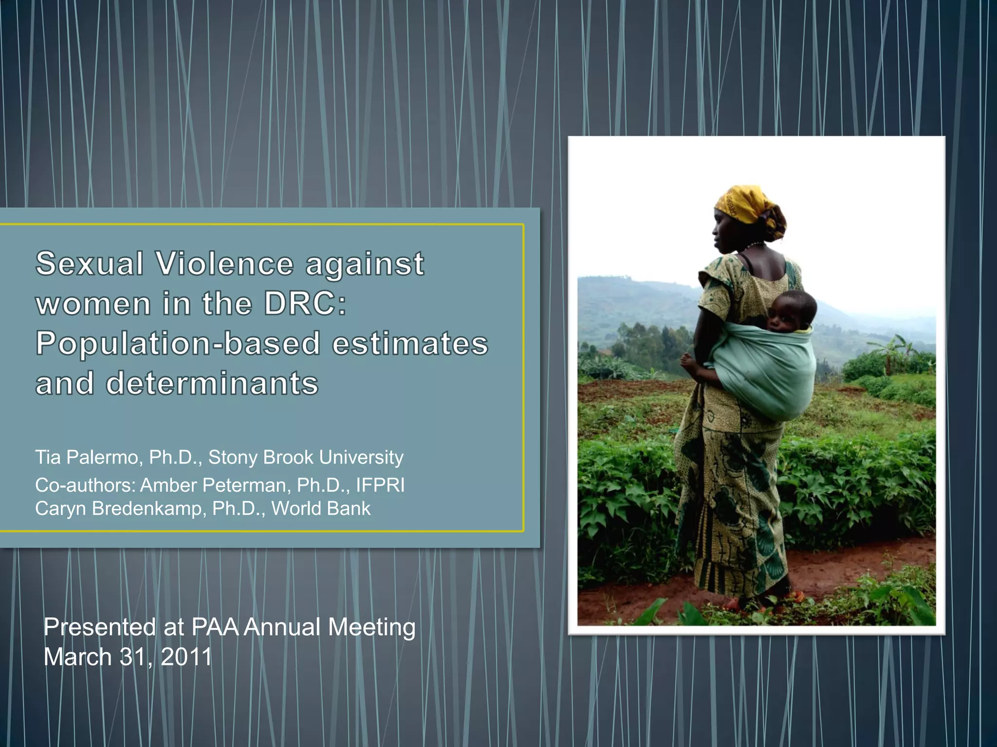 Sexual violence against women in the drc v4 | PDF