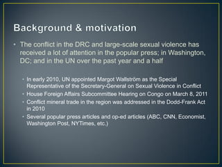 Sexual violence against women in the drc v4 | PDF
