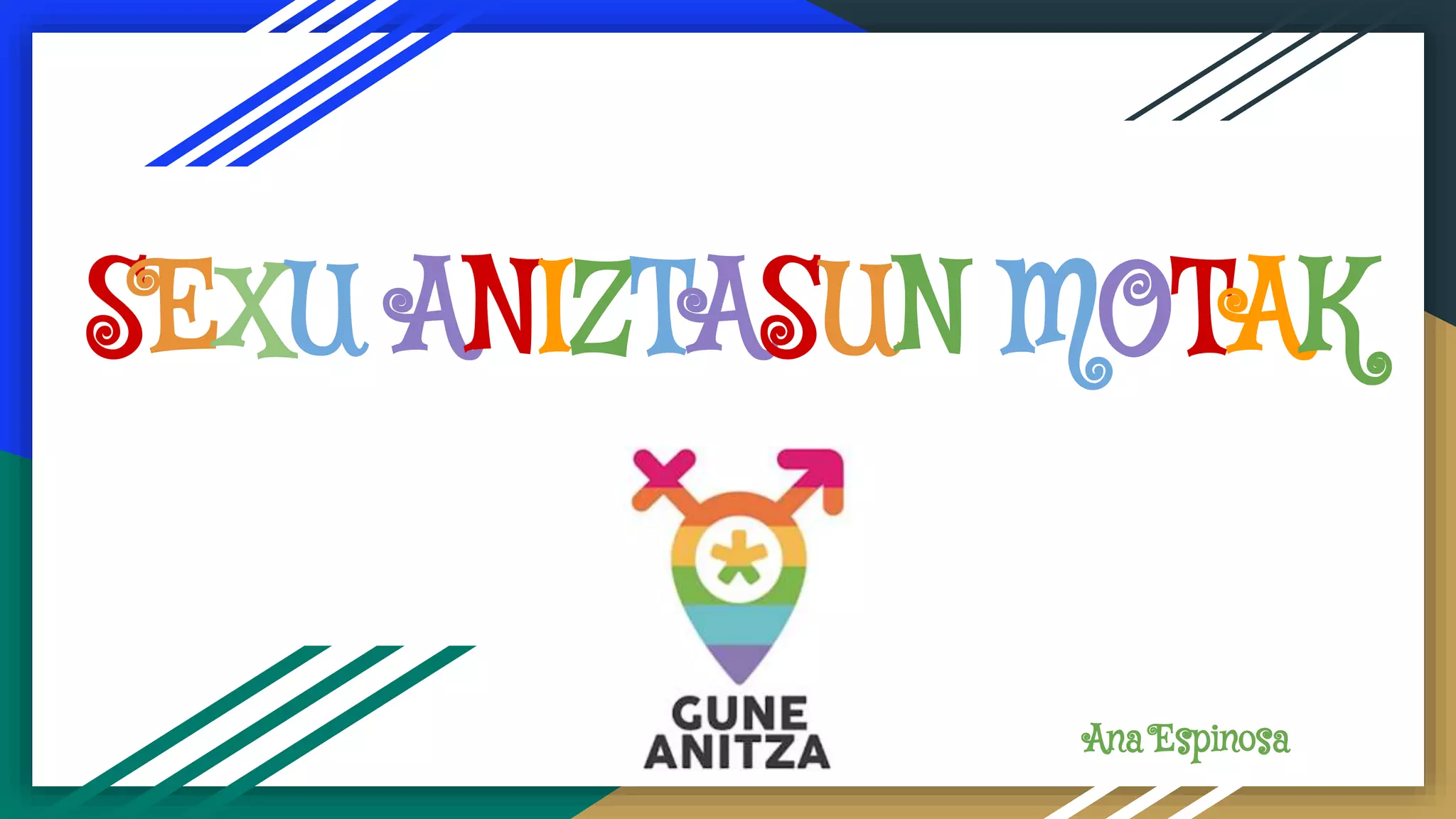 Sexu aniztasun motak tipos de diversidad sexual | PPTX