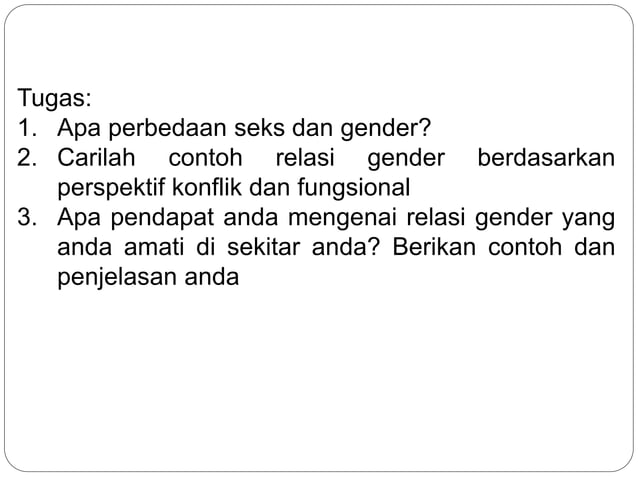 Sex Vs Gender9 Ppt