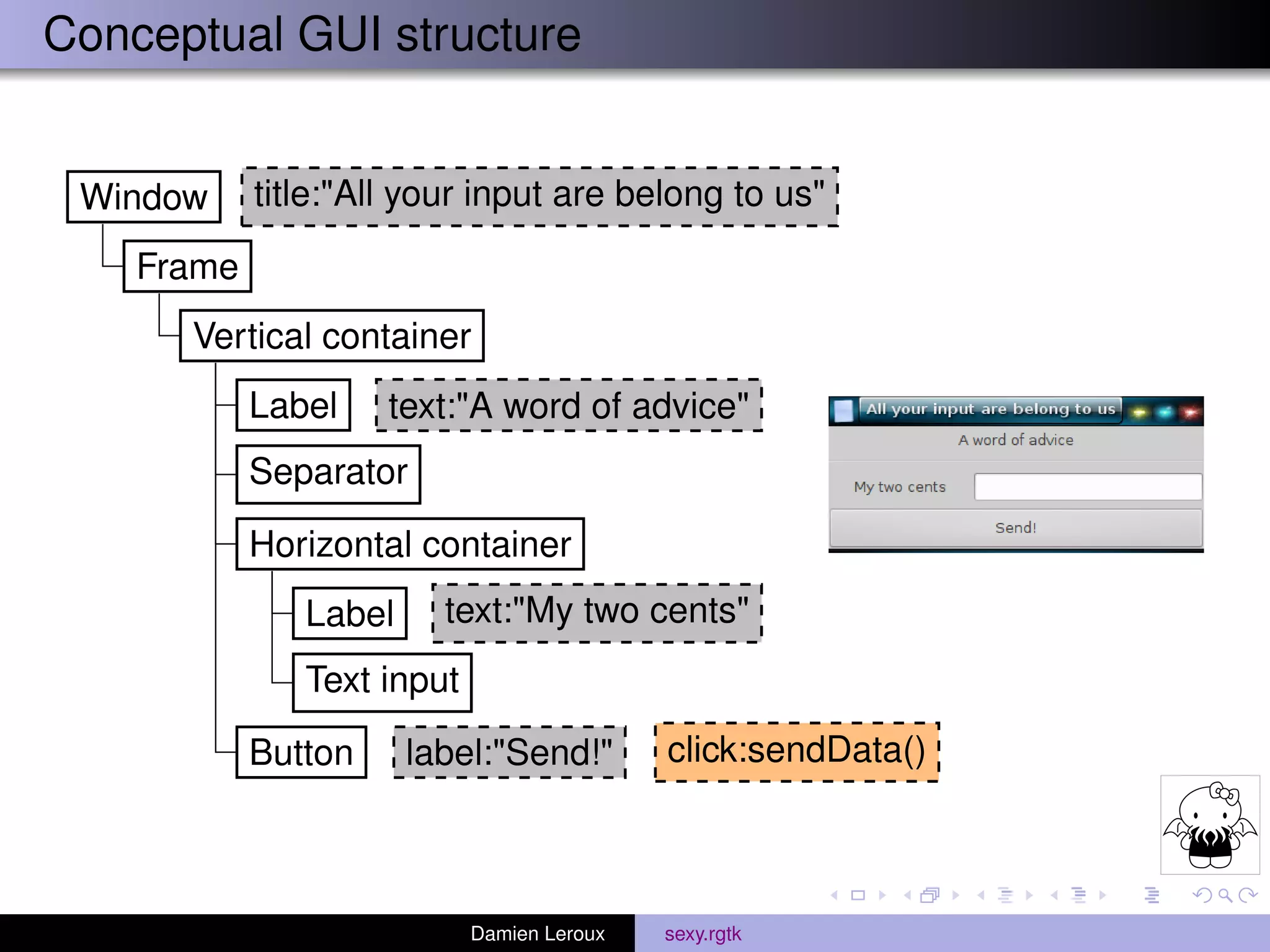 Presentation of sexy.rgtk | Programming Languages | Computing